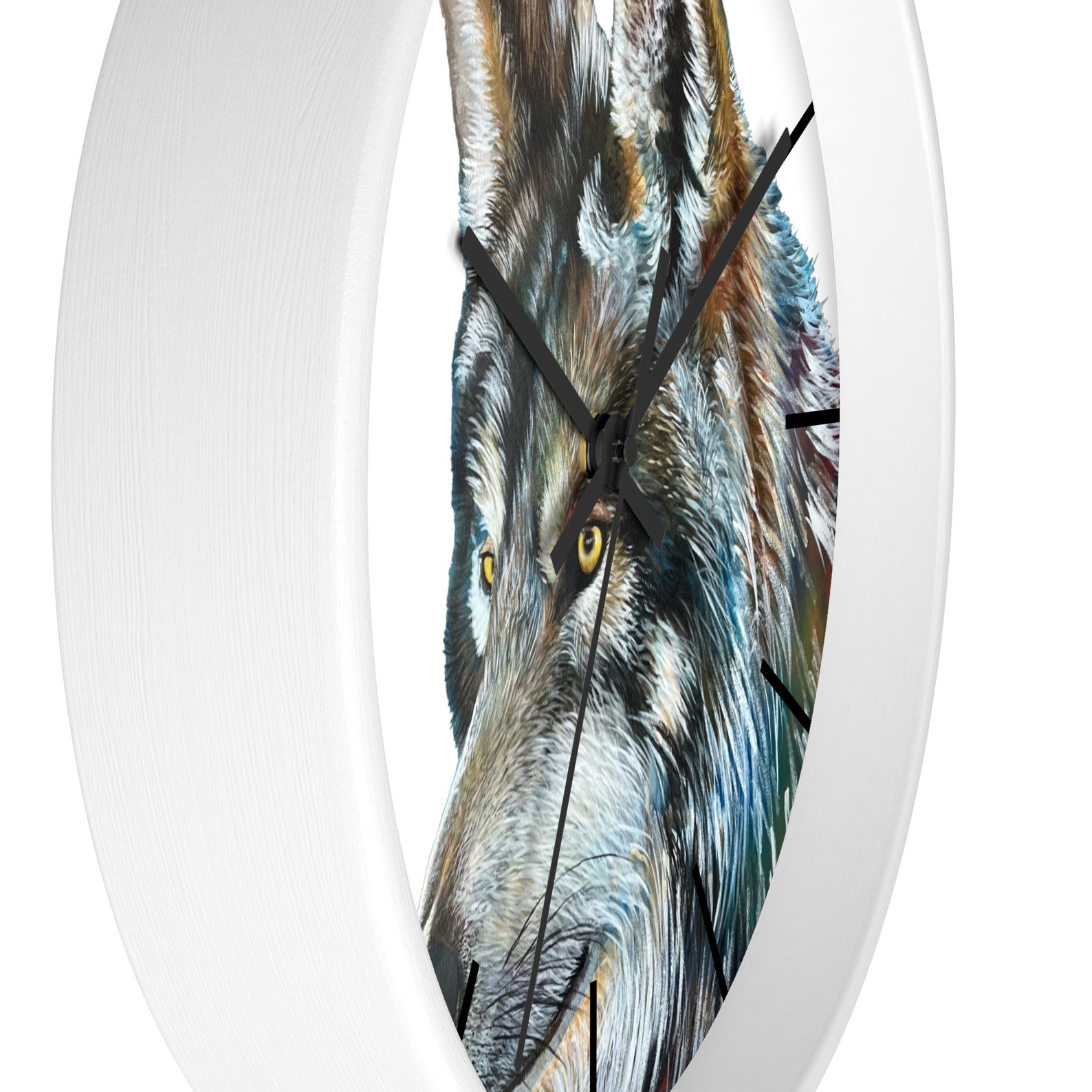 Wolf Wall Clock - Etsy