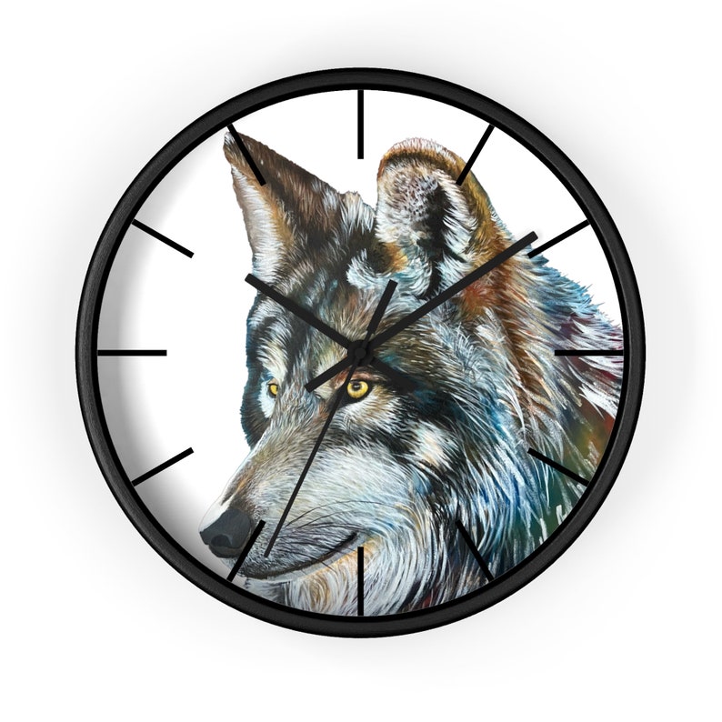 Wolf Wall Clock - Etsy
