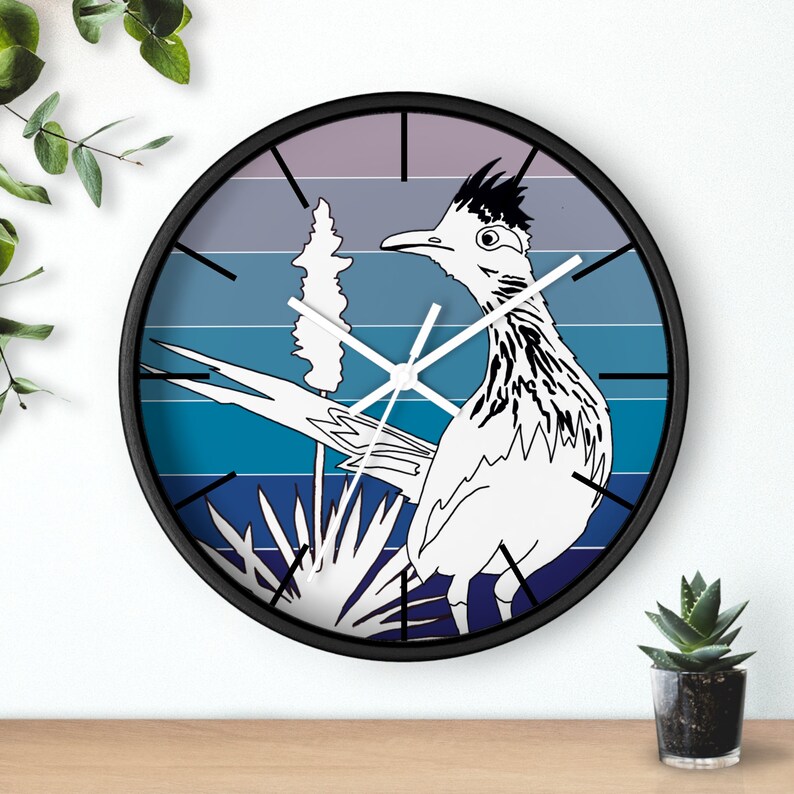 Roadrunner Wall Clock - Etsy