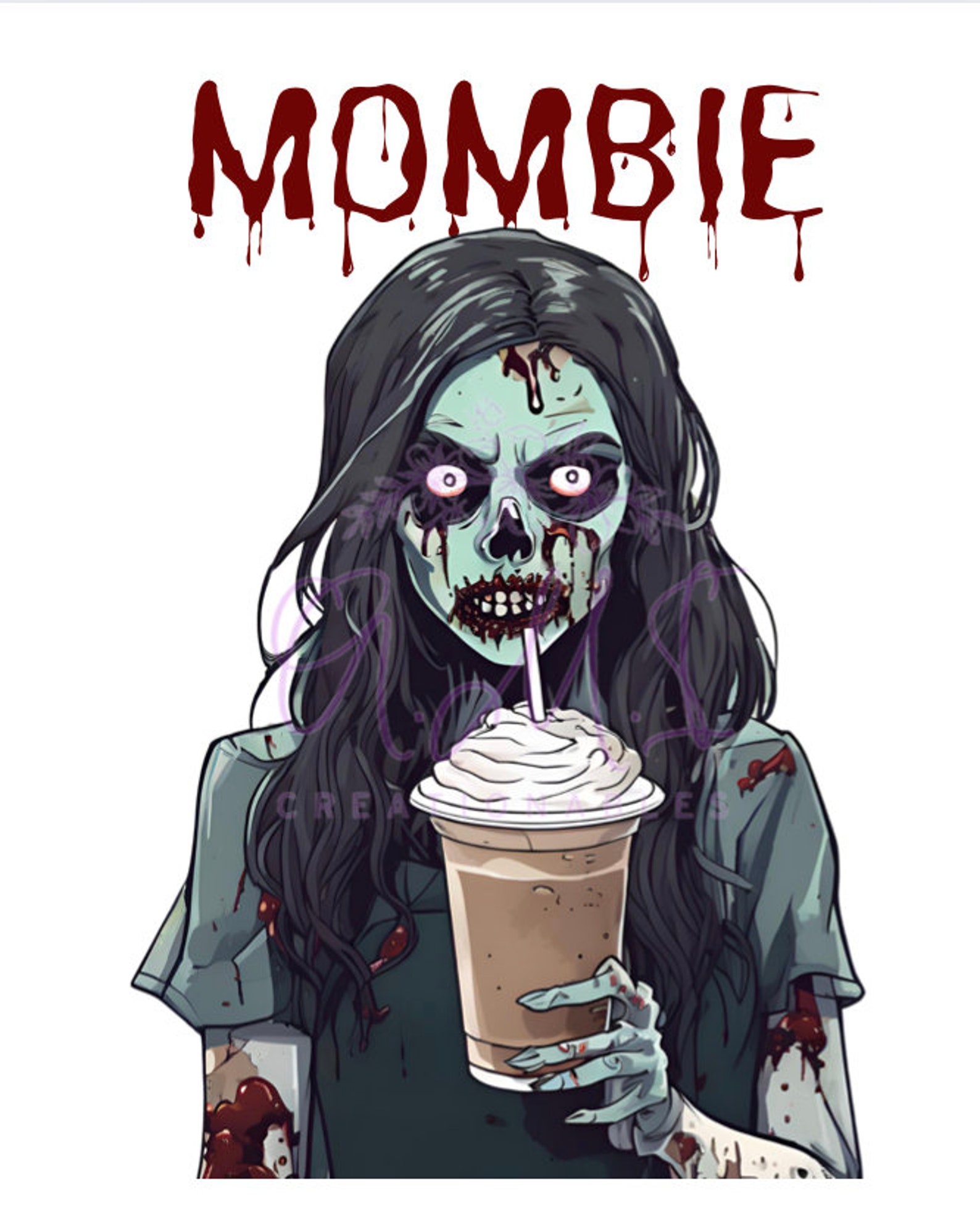 Mombie Png, Mom Zombie Png, Mombie Digital Design, Mombie Design ...