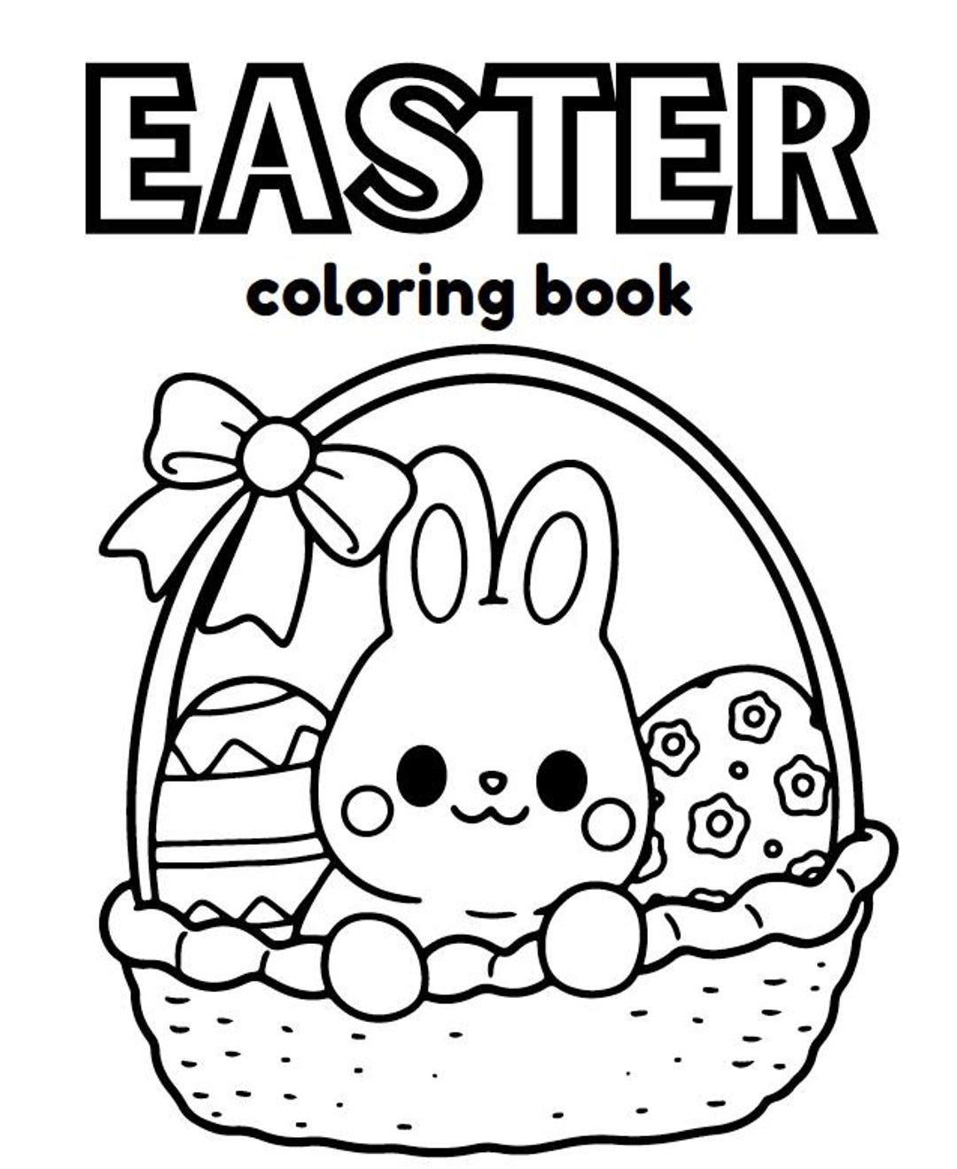 Easter Coloring Book Digital Printable Product! - Etsy