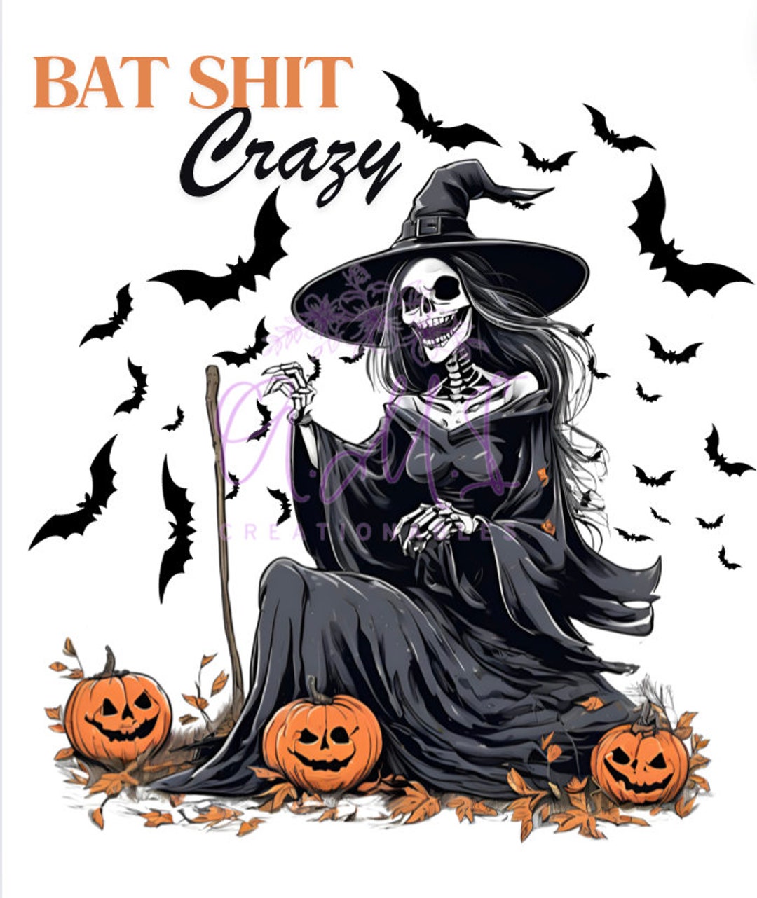 Bat Shit Crazy Png, Bat Shit Crazy Digital, Crazy Digital, Witchy Png ...