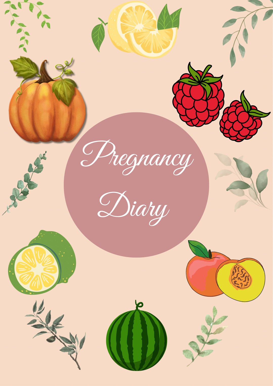 Pregnancy Printable Journal/ Printable Planner/ Pregnancy Planner ...
