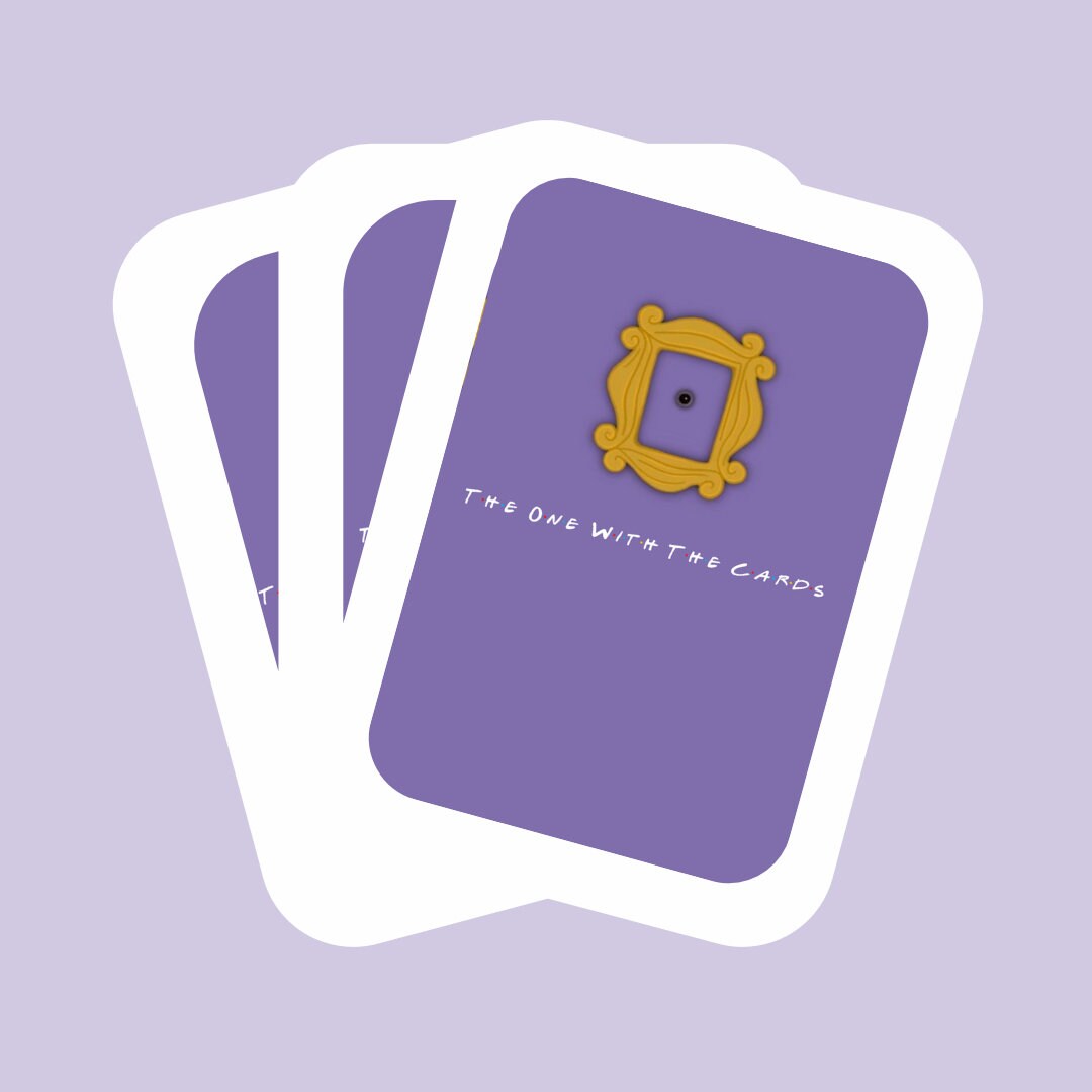 Friends Tv Show Game. Friends Tv Show Card Game, Printable Cards Game ...