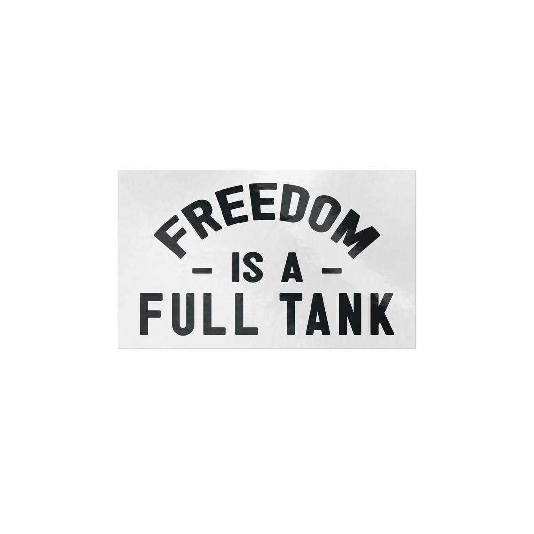Freedom Sticker, Full Tank Sticker, Motorcycle Decal, Biker Gift ...