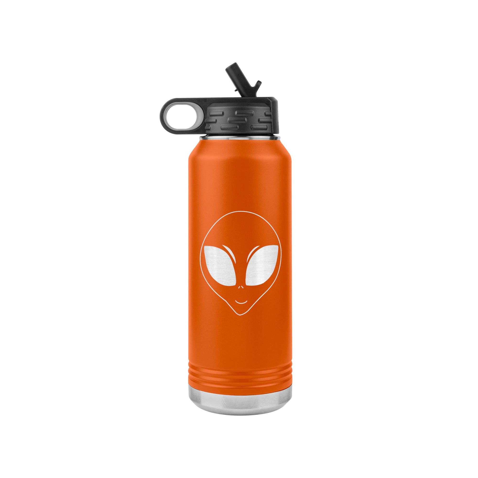 Alien Head 32oz Water Bottle Alien Water Bottle Alien Gifts - Etsy