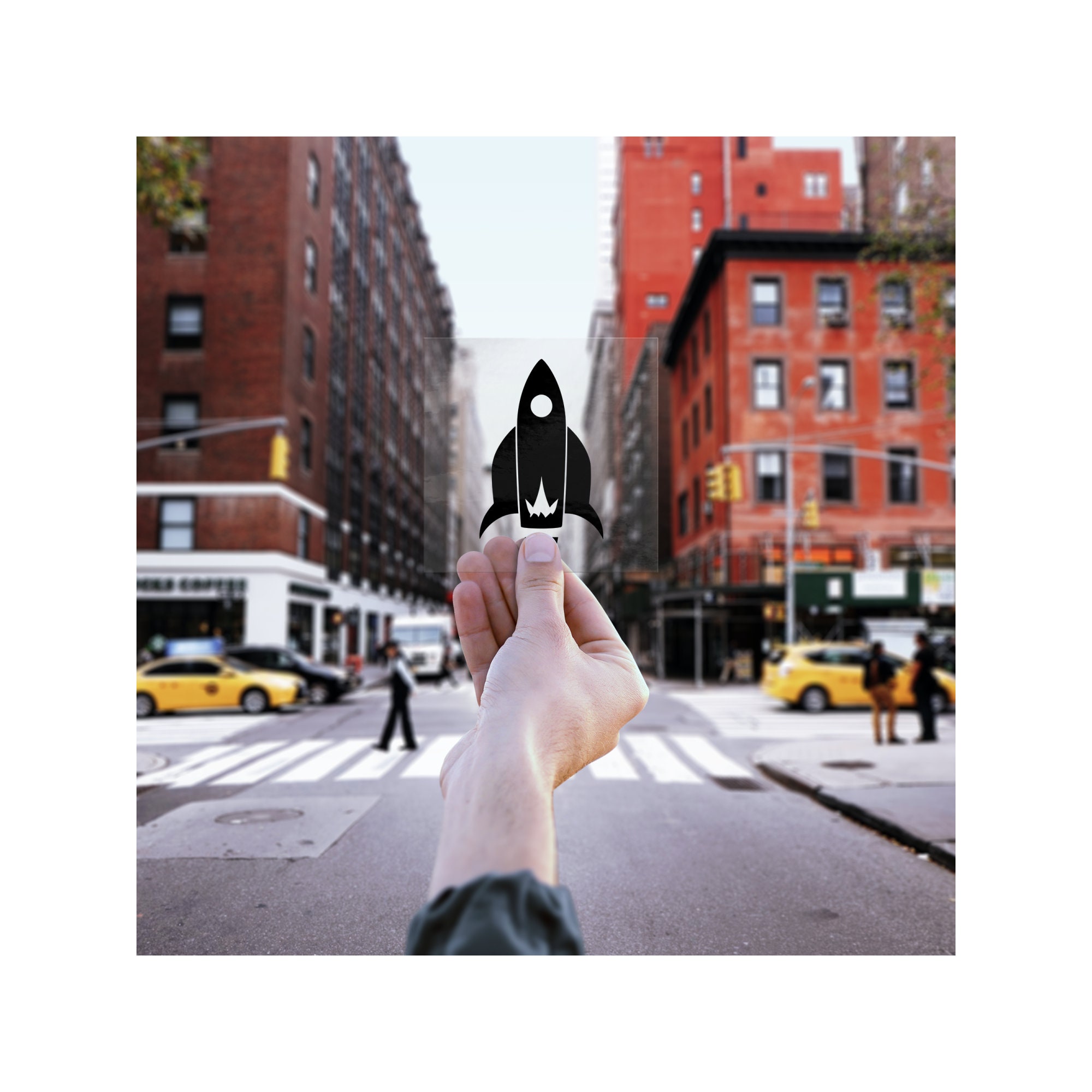 Rocket Ship Sticker, Space Decal, Astronaut Gift, Kids Room Decor ...