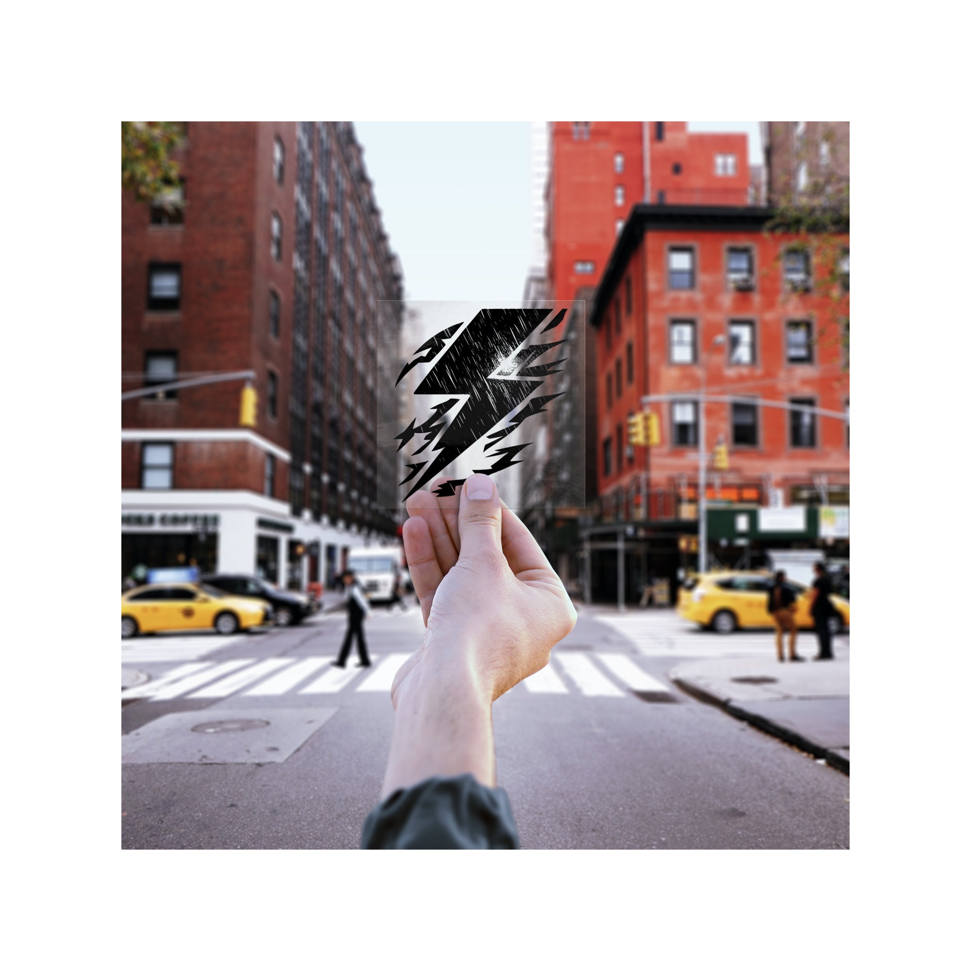 Lightning Bolt Sticker, Laptop Decal, Weather Sticker, Thunderbolt ...