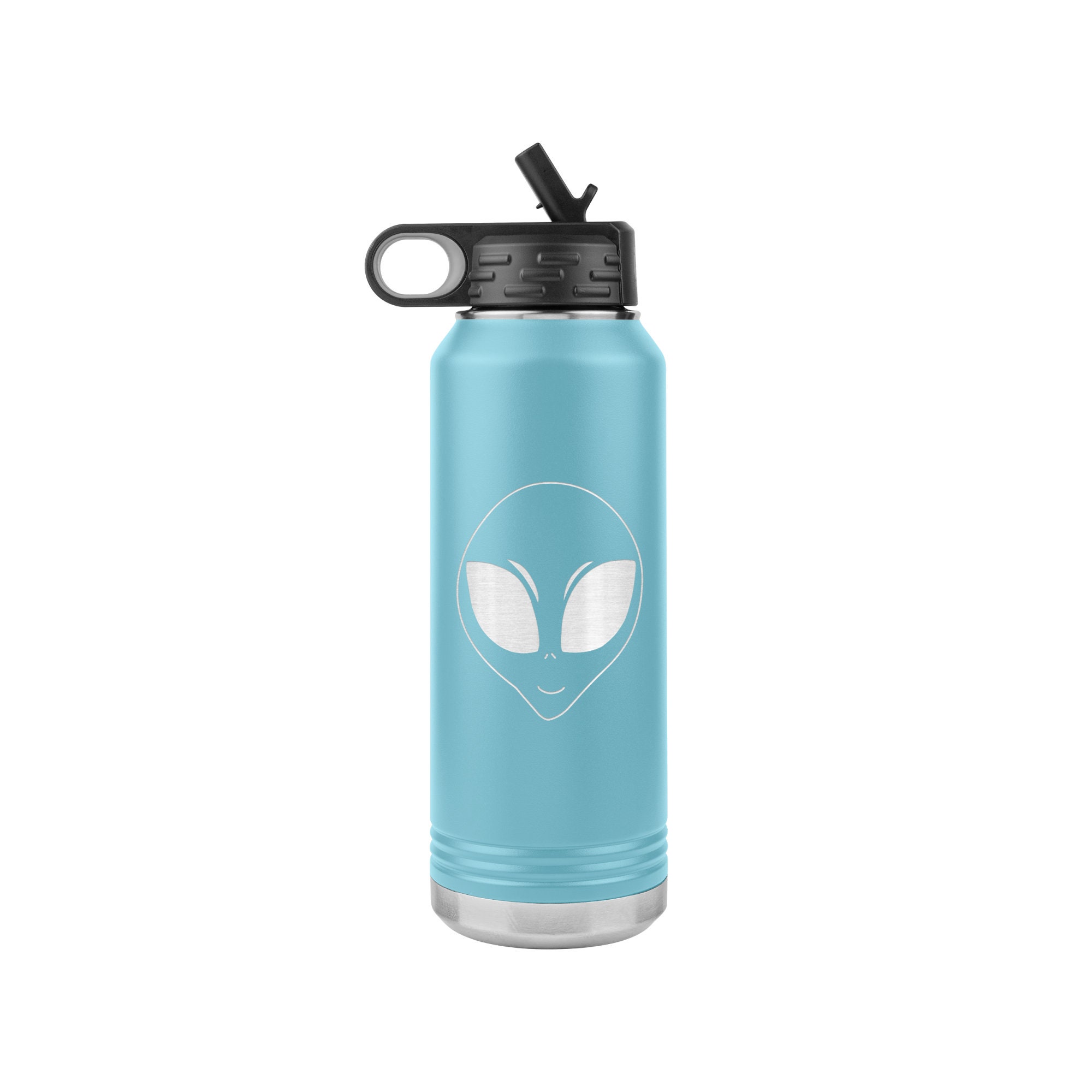 Alien Head 32oz Water Bottle Alien Water Bottle Alien Gifts - Etsy