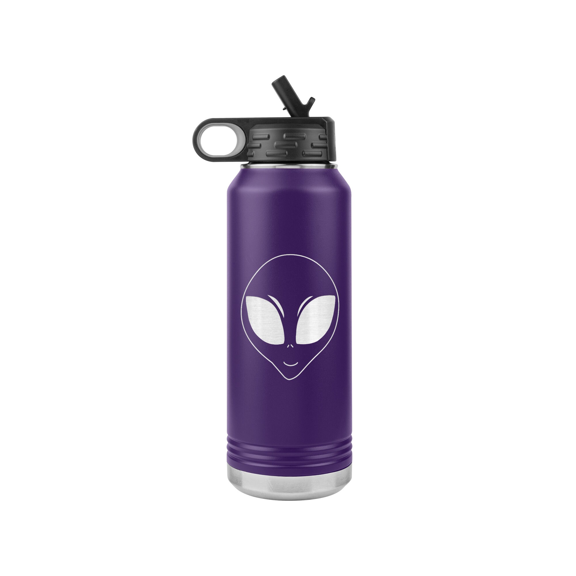 Alien Head 32oz Water Bottle Alien Water Bottle Alien Gifts - Etsy