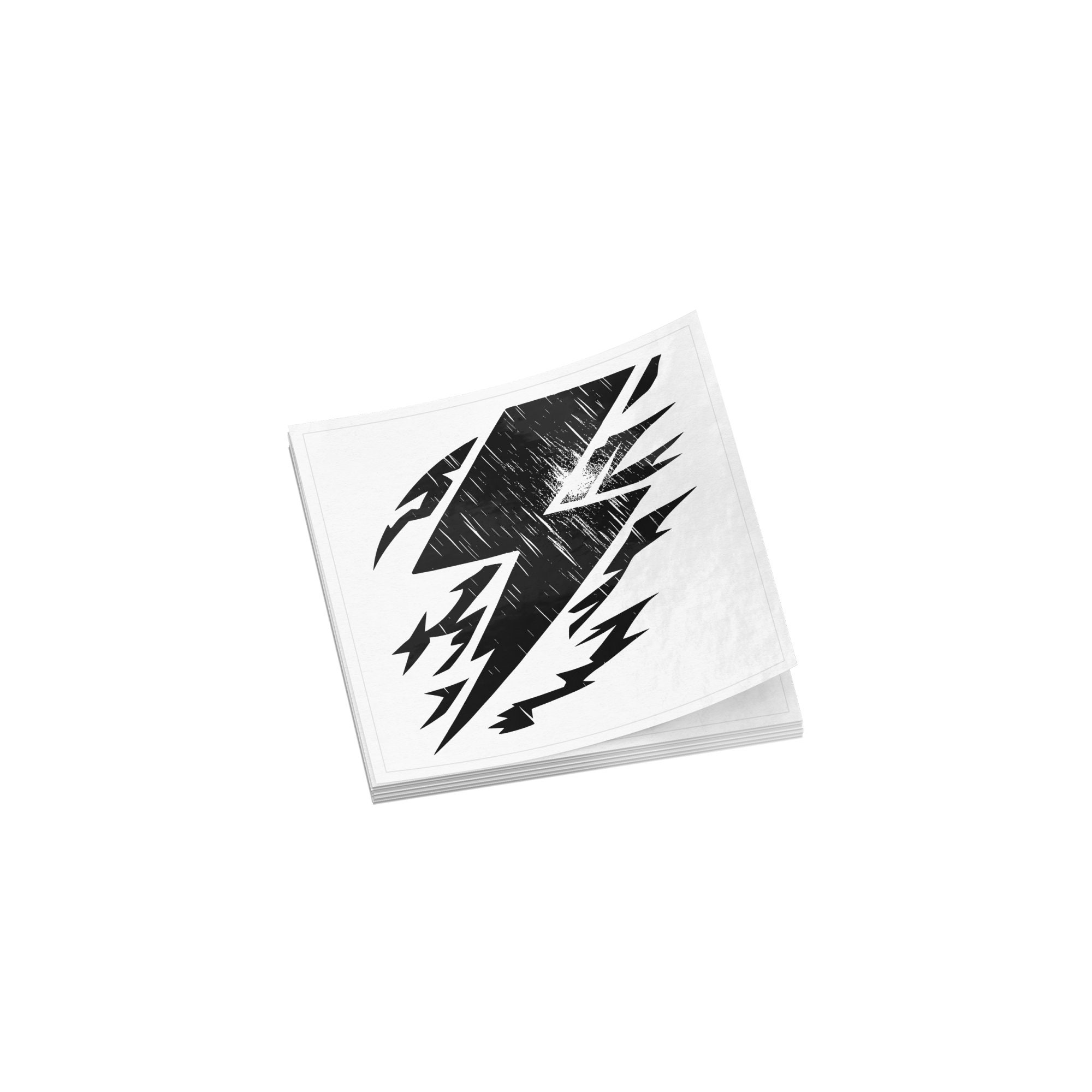 Lightning Bolt Sticker, Laptop Decal, Weather Sticker, Thunderbolt ...