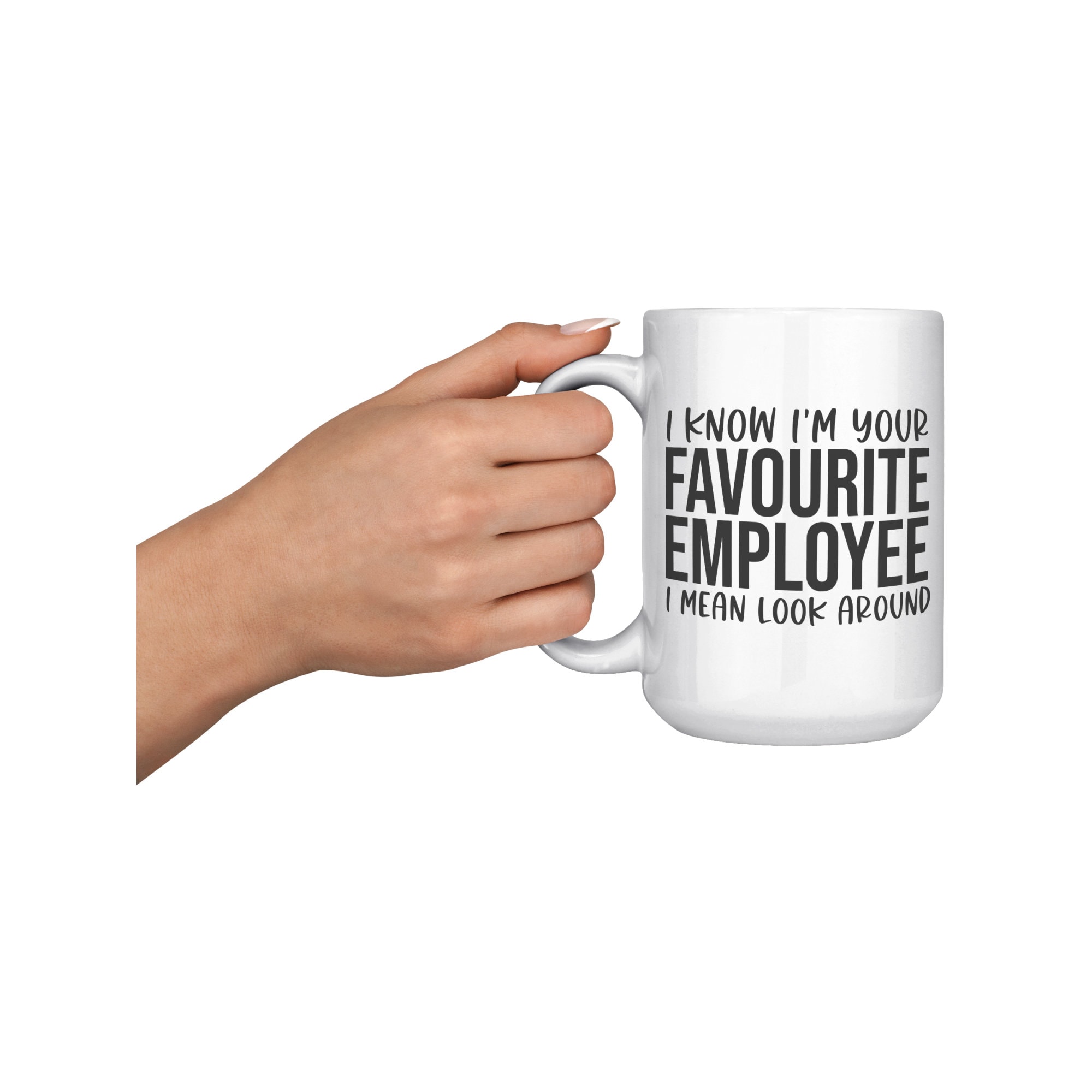 Employee Mug, Funny Work Mug, Office Gift, Coworker Gift, Favorite ...
