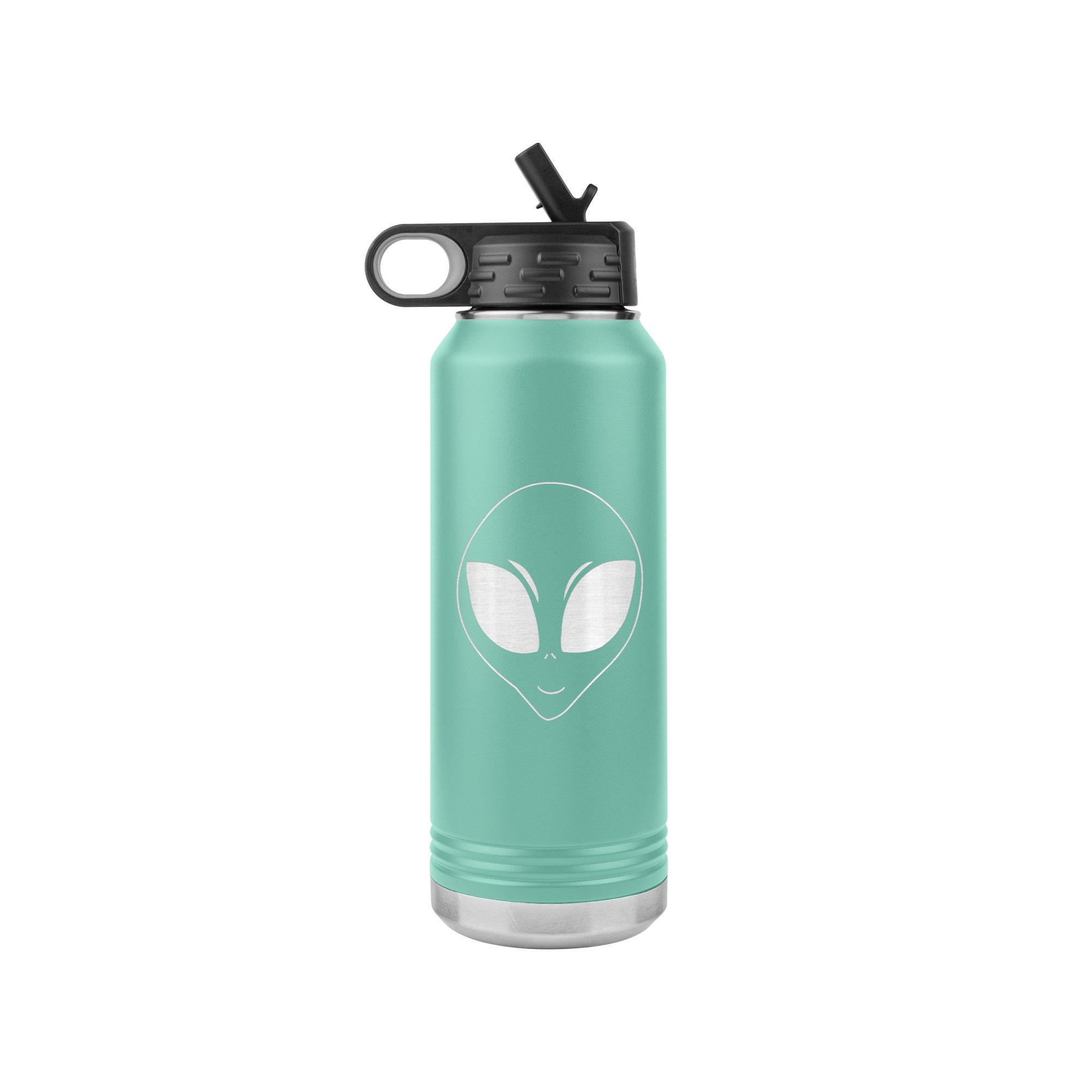 Alien Head 32oz Water Bottle Alien Water Bottle Alien Gifts - Etsy