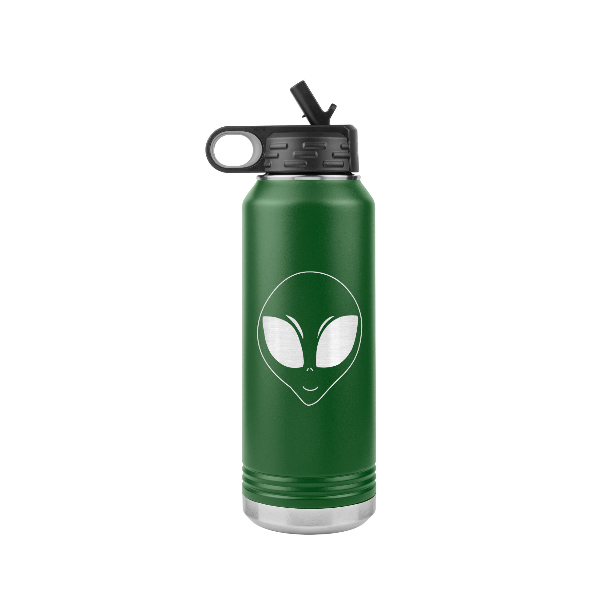 Alien Head 32oz Water Bottle Alien Water Bottle Alien Gifts - Etsy