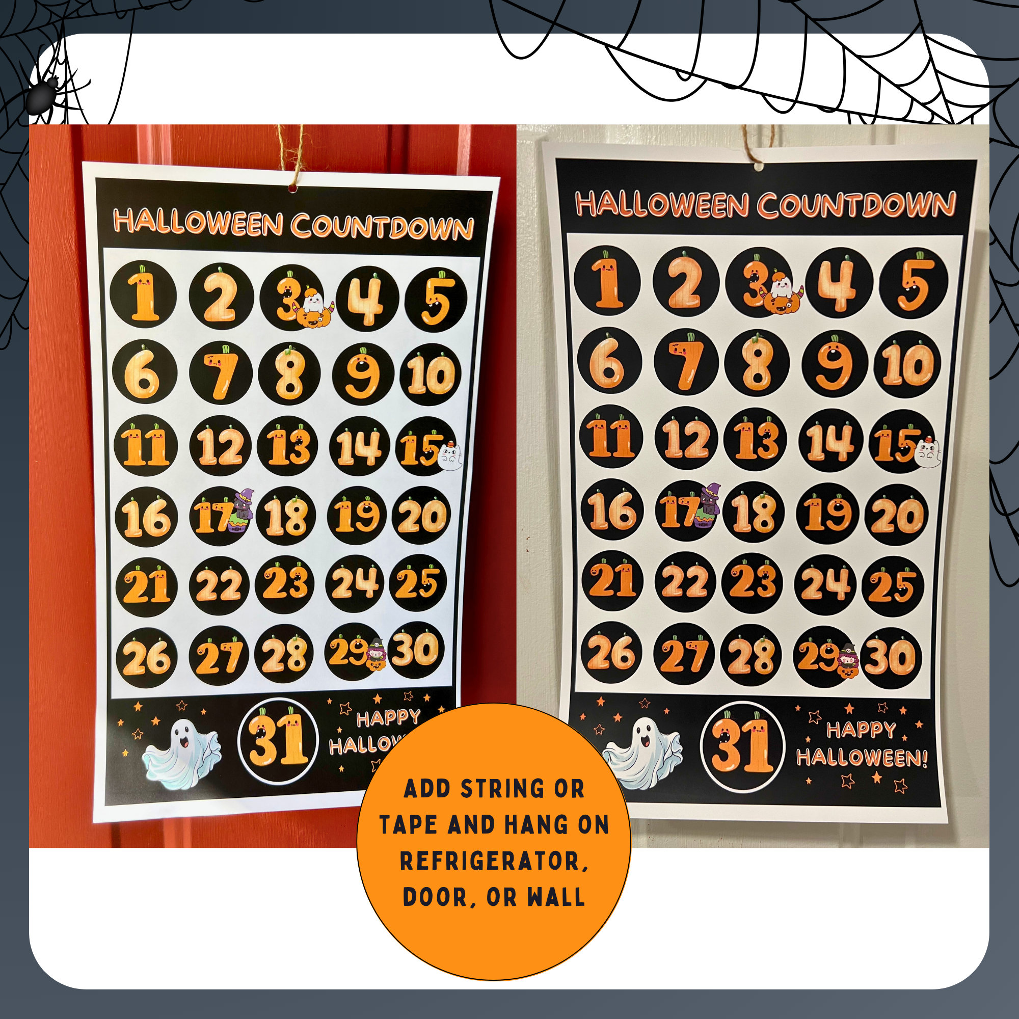 Halloween Countdown Printable for Kids, Classroom, and Family Fun ...