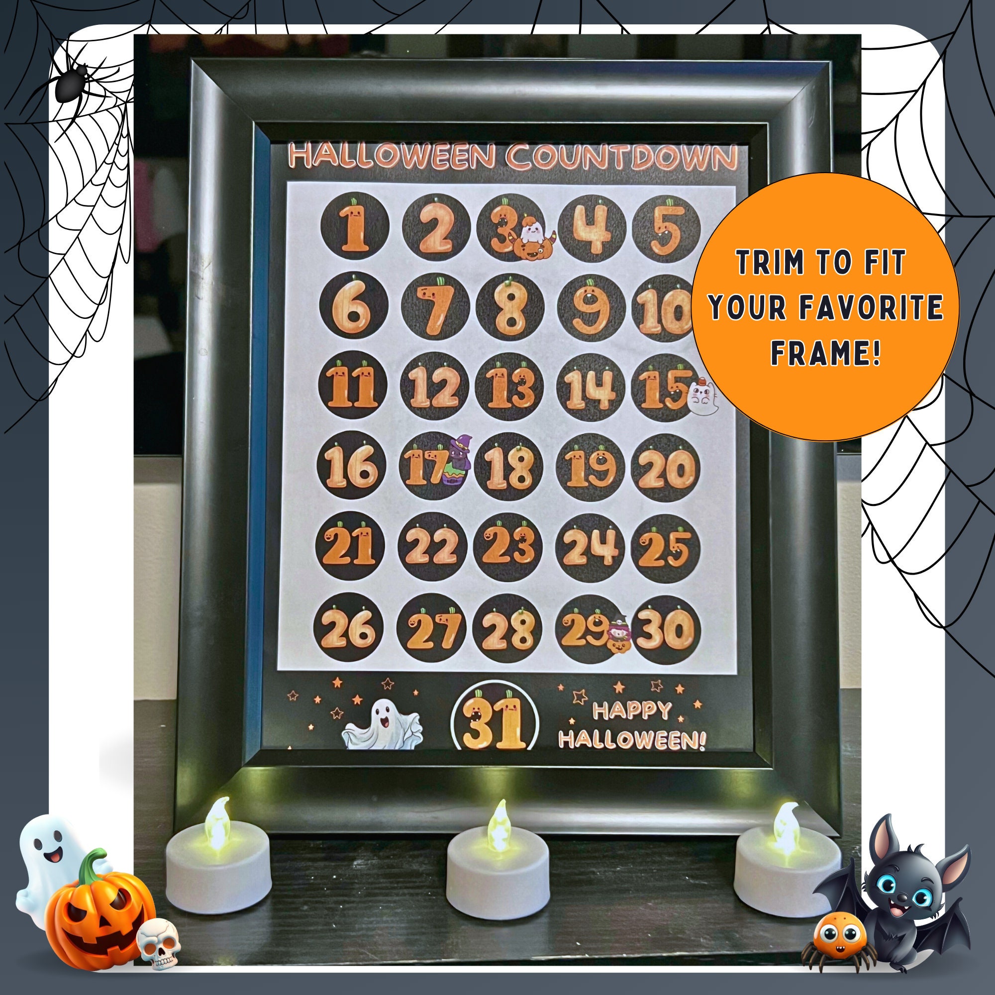 Halloween Countdown Printable for Kids, Classroom, and Family Fun ...
