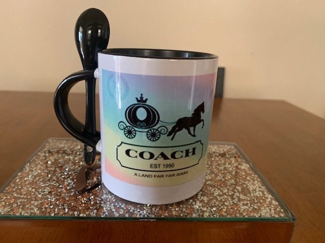 Custom Coach Logo Sublimation Coffee Cup - Etsy