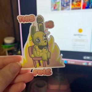 This is Fine Meme Springtrap From Five Nights at Freddys Fnaf 3 Inch ...