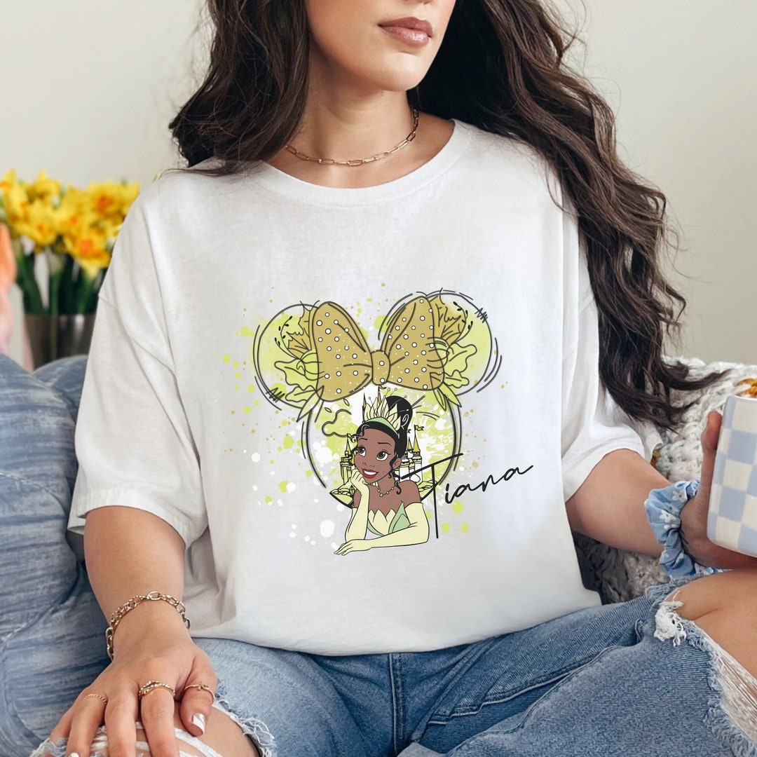 TIANA T-shirt Princess and the Frog Tshirt Walt Disney World Tee Disney ...