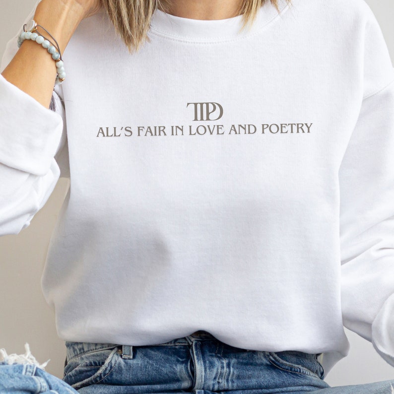 TTPD All's Fair in Love and Poetry Sweatshirt, Taylor Swift the ...