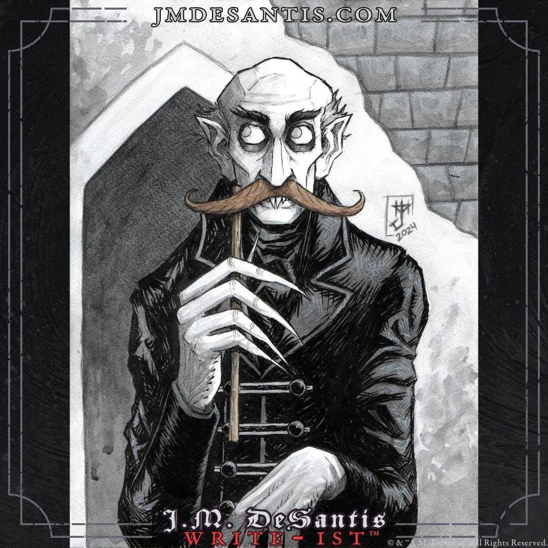 Count Orlok's Mustache - Nosferatu Print - Etsy