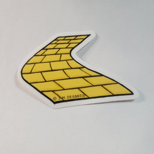 Yellow Brick Road Sticker - Etsy
