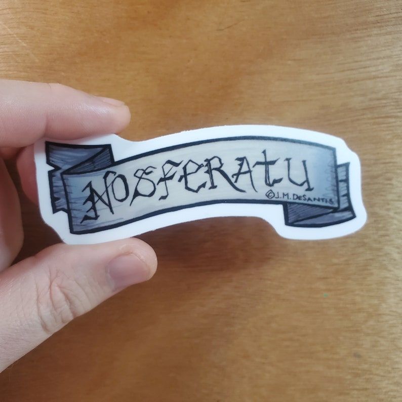 Nosferatu Banner - Sticker - Etsy