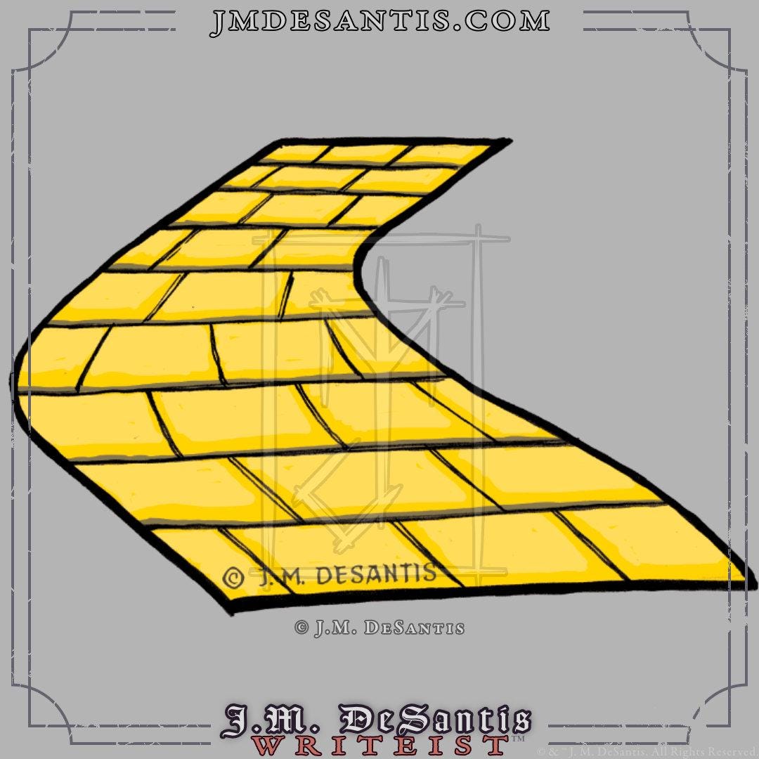 Yellow Brick Road - 3" Sticker - Etsy