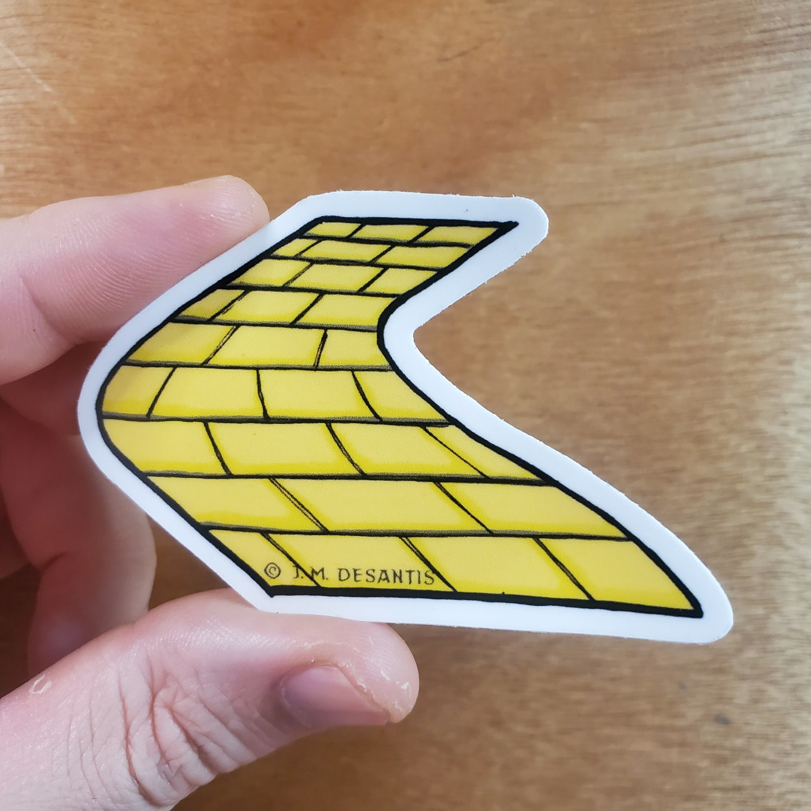Yellow Brick Road - Sticker - Etsy