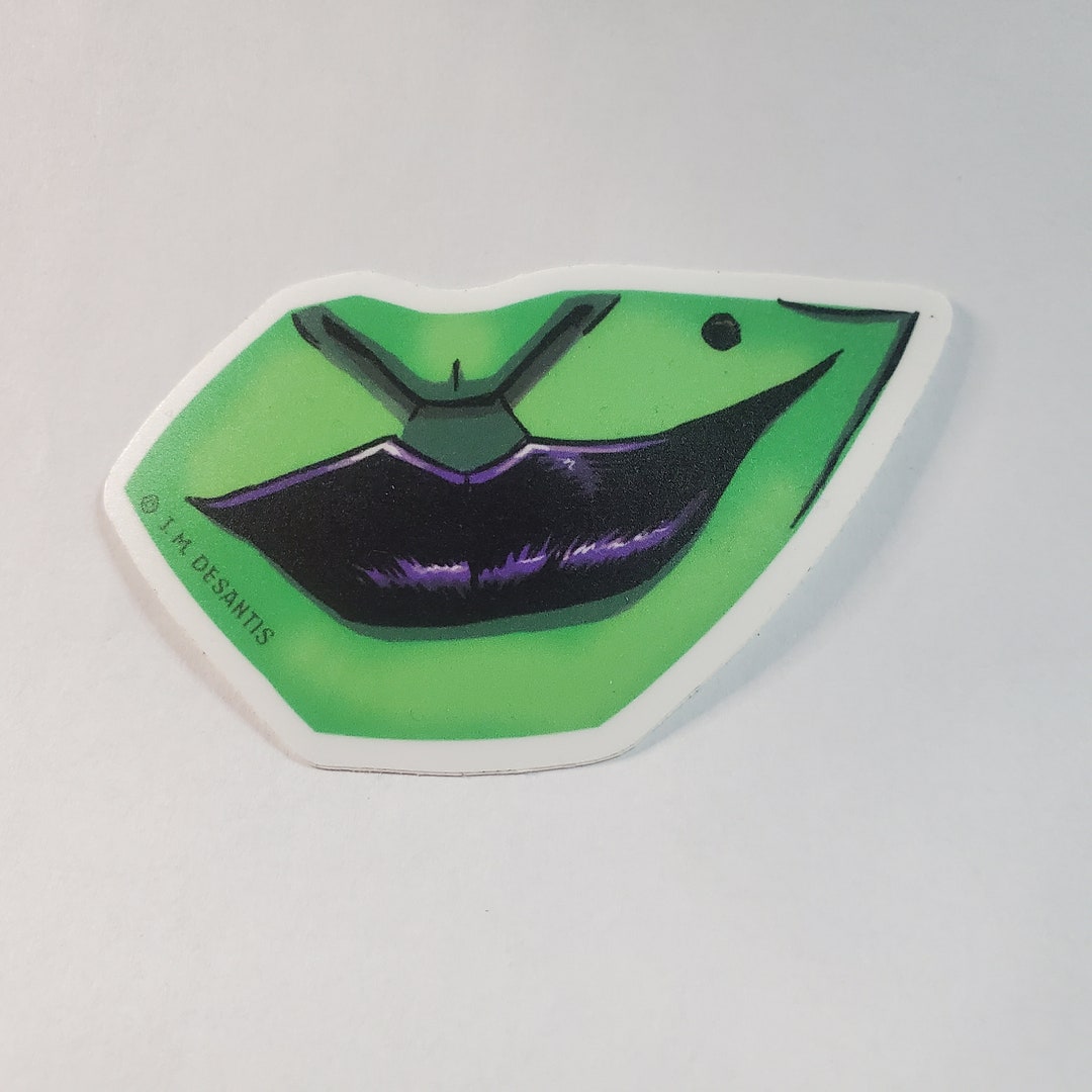 Wicked Witch Smile - Sticker - Etsy