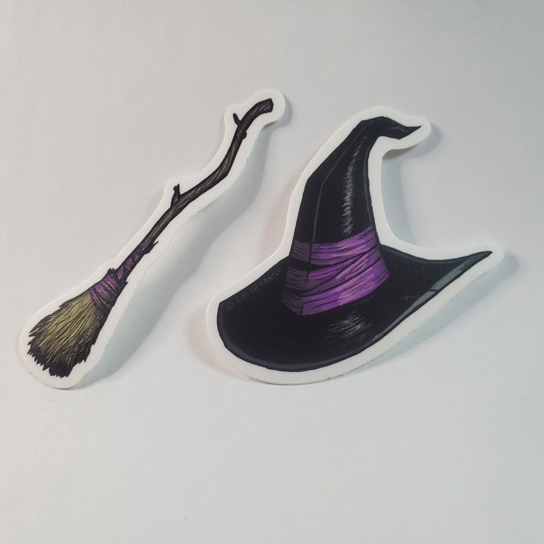 Witch Sticker Pair - Etsy