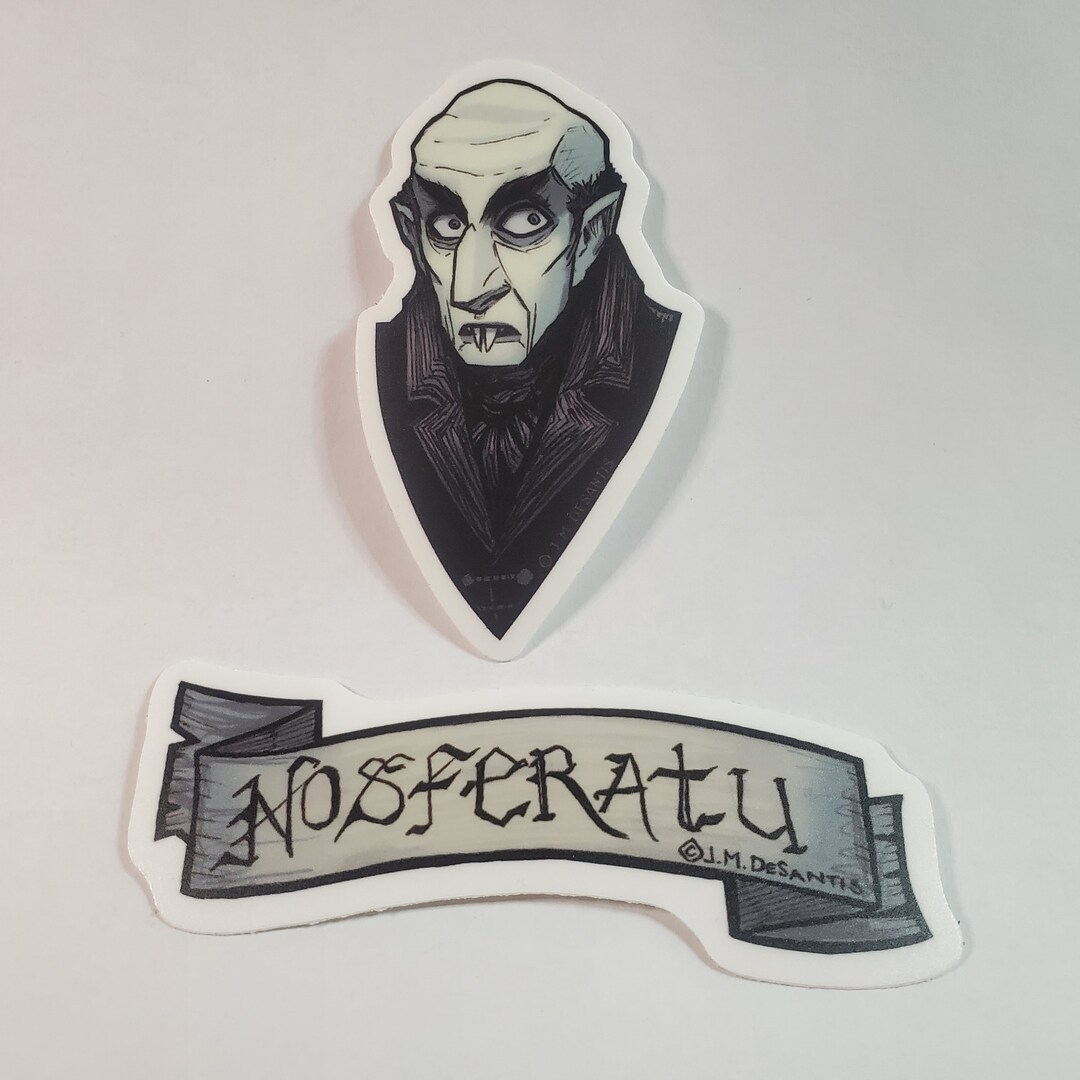 Nosferatu Sticker Pair - Etsy
