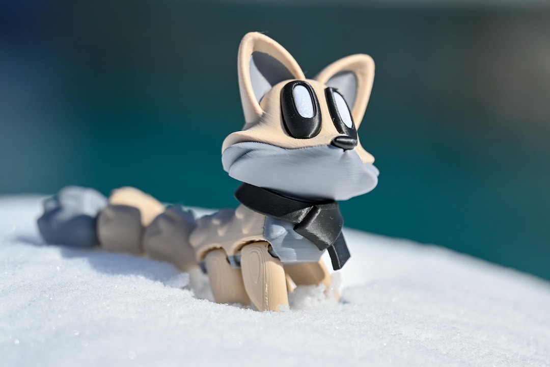 Adventure Fox! Adorable 3D Printed Toy With Fun Accessories – Perfect ...
