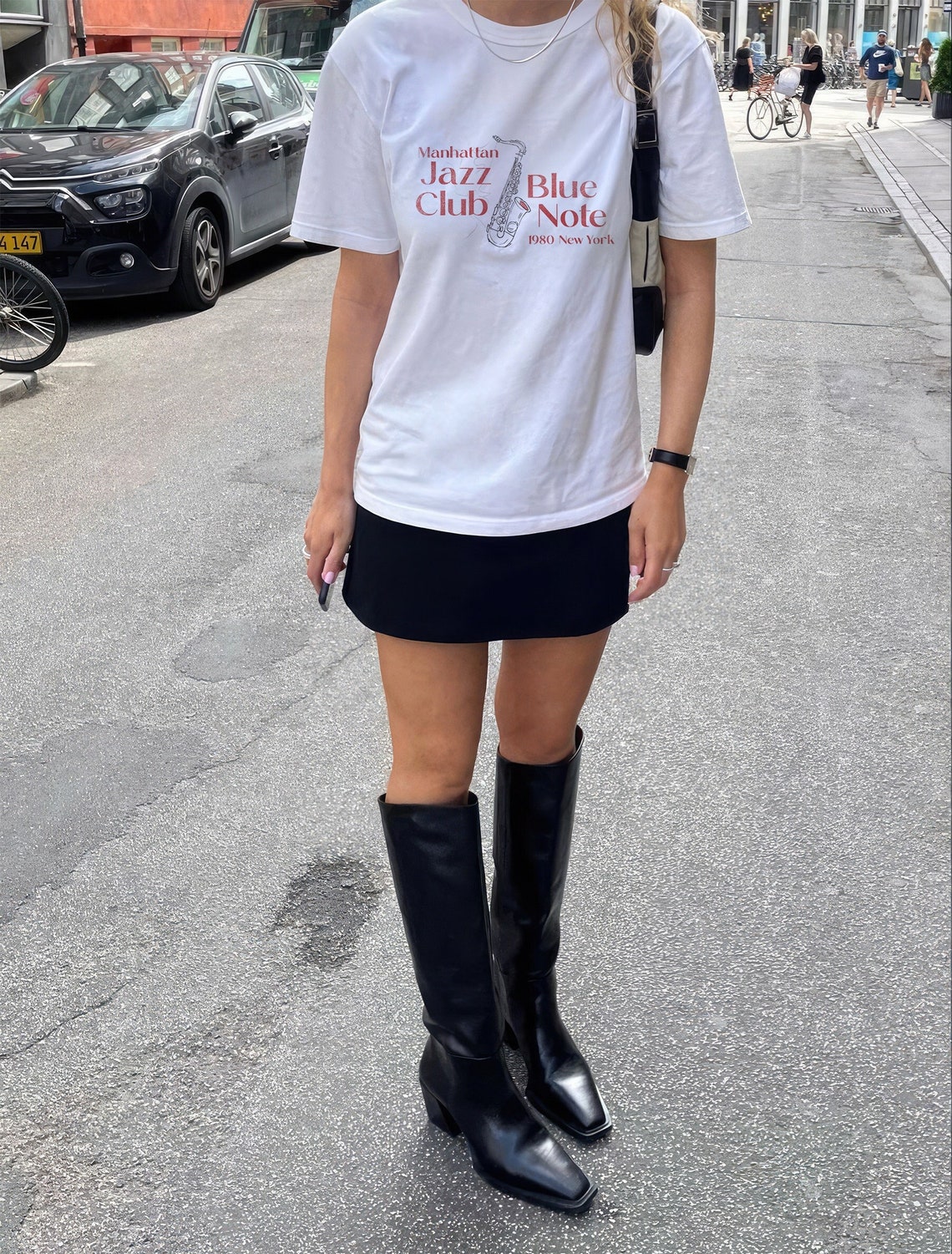 New York Jazz Club Blue Note 1980 Aesthetic Graphic Tee Vintage ...