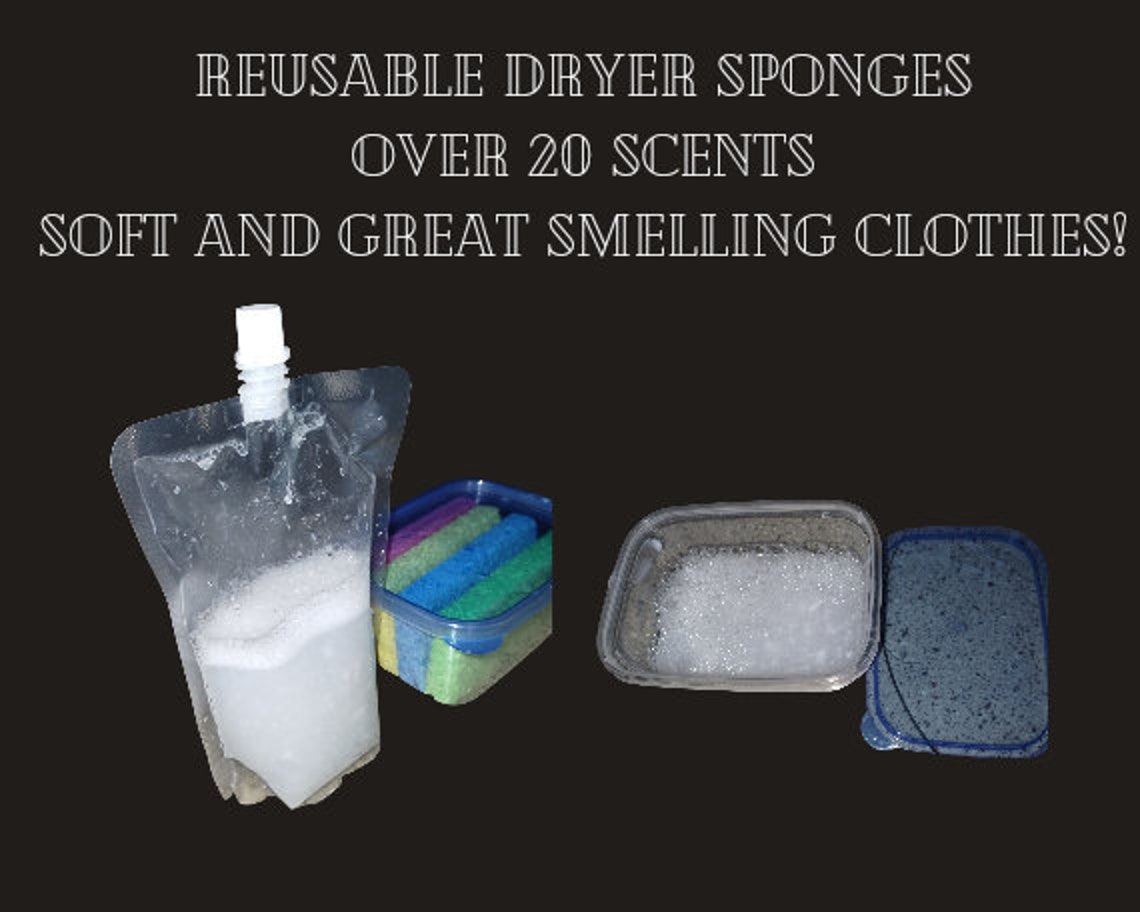 Reusable Dryer Sponges/over 20 Scents/fabric Softener/choose Your Own ...