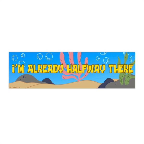 Spongebob Bumper Sticker - Etsy