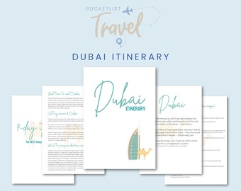 Dubai Trip Itinerary | Birthday | Hen | Weekend Break | Travel ...