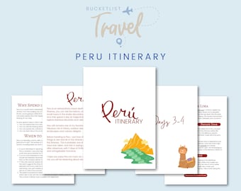 Ultimate 8-day Peru Itinerary Machu Picchu Guide Machu Picchu Itinerary ...