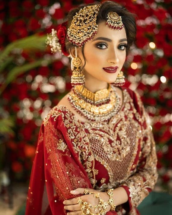 Beautiful Pakistani Brides Dresses Red