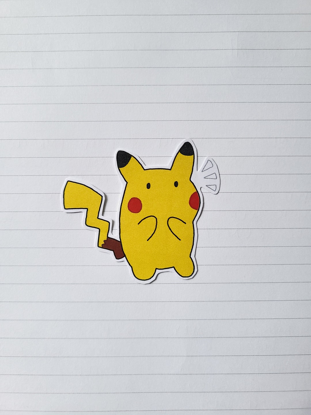 Surprised Pikachu Sticker - Etsy