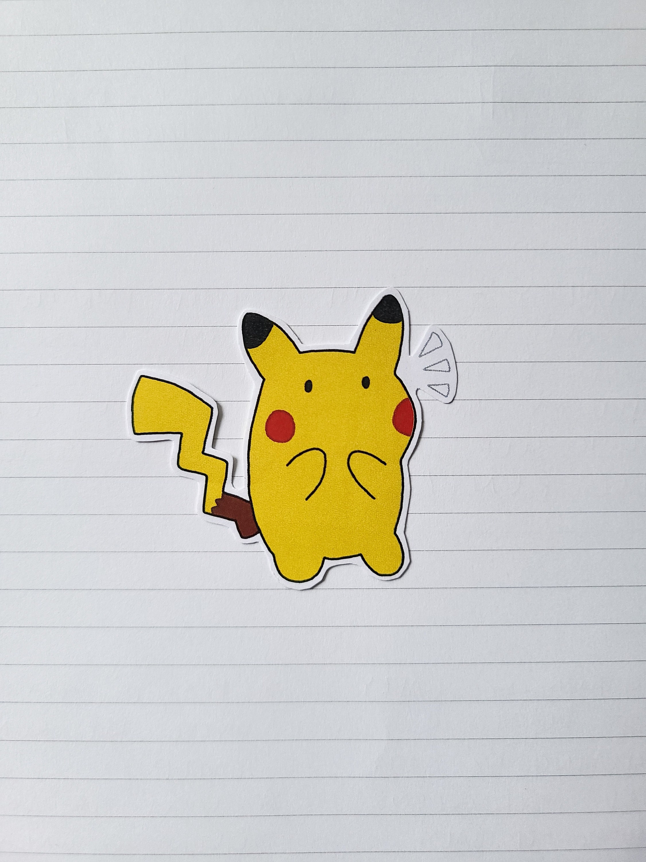 Surprised Pikachu Sticker - Etsy