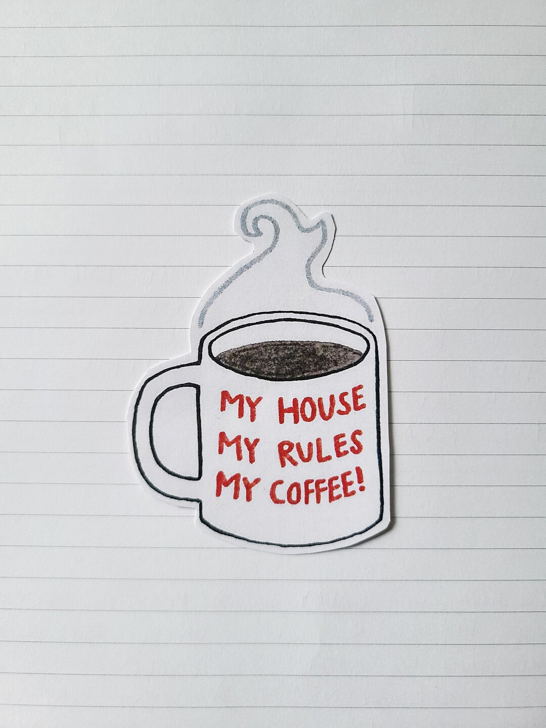 Knives Out Coffee Mug Sticker - Etsy