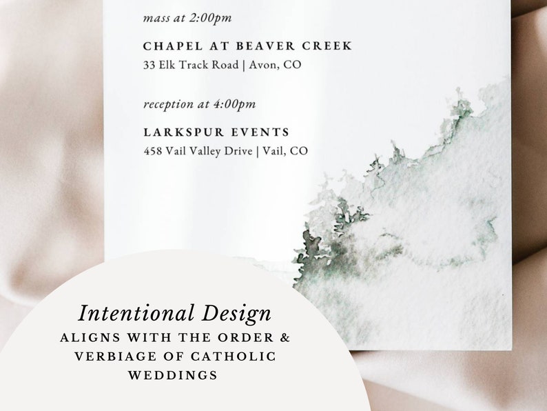 Catholic Wedding Invitation - Etsy