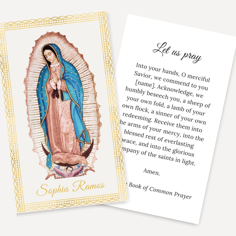 Catholic Prayer Cards - Etsy
