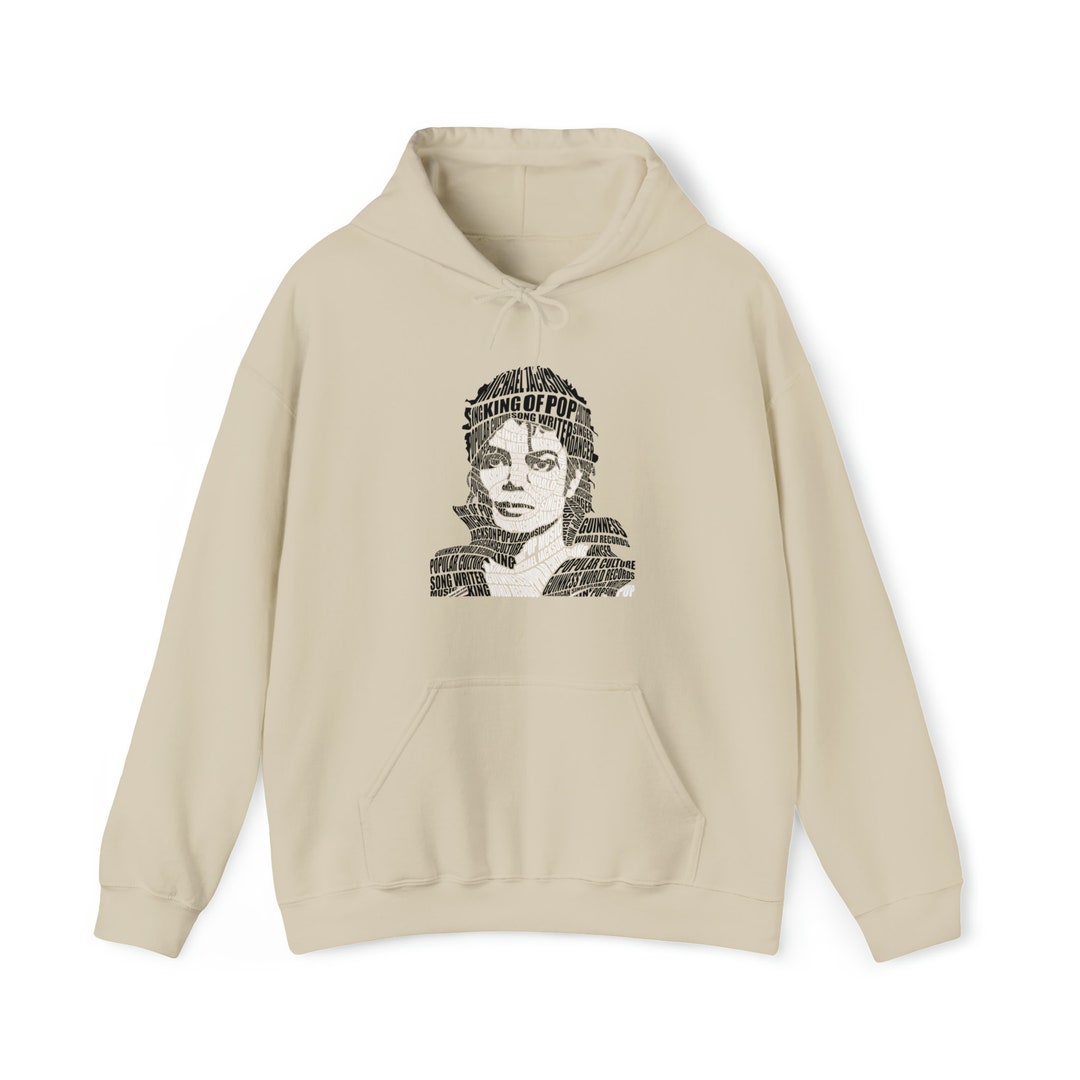 Calligram Michael Jackson | Unisex Hooded Hoodie Sweatshirt | Embrace ...