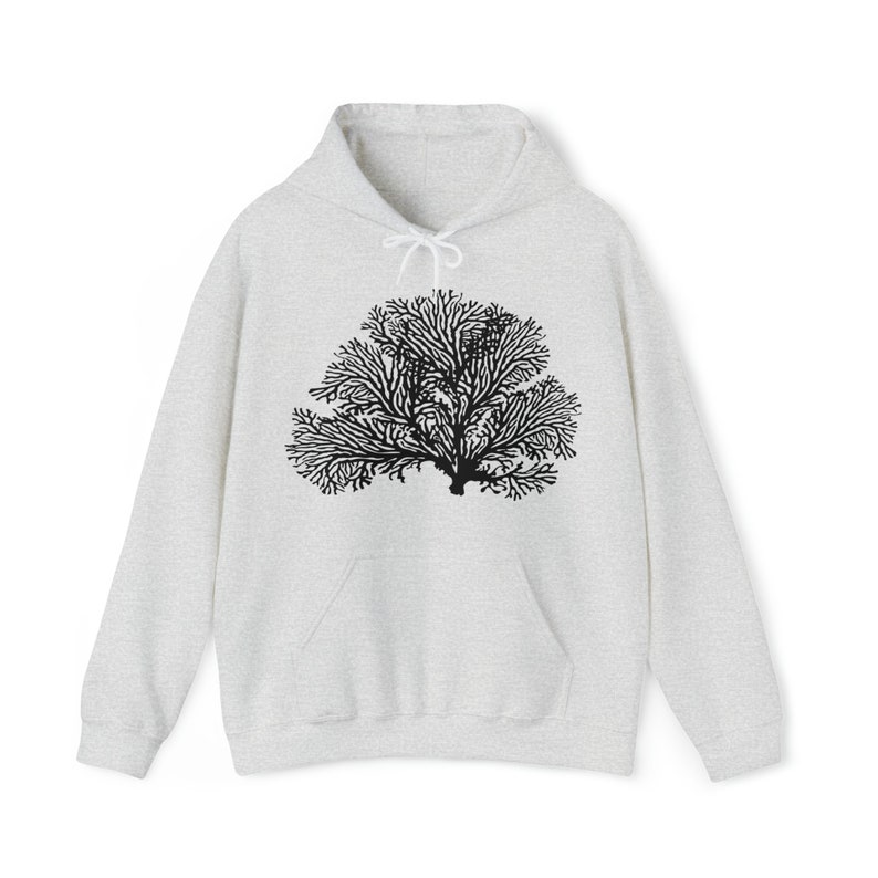 Coral Fan Sea Life Sea Beach Life | Unisex Hooded Hoodie Sweatshirt ...