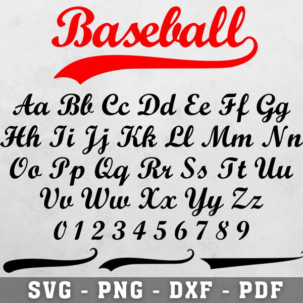 Baseball Letters - Etsy