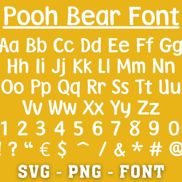 Winnie the Pooh Svg - Etsy