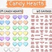 Candy Heart SVG, Candy Hearts, Conversation Hearts Svg, Candy Heart Png ...