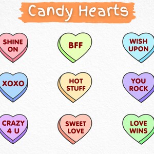 Candy Heart SVG, Candy Hearts, Conversation Hearts Svg, Candy Heart Png ...